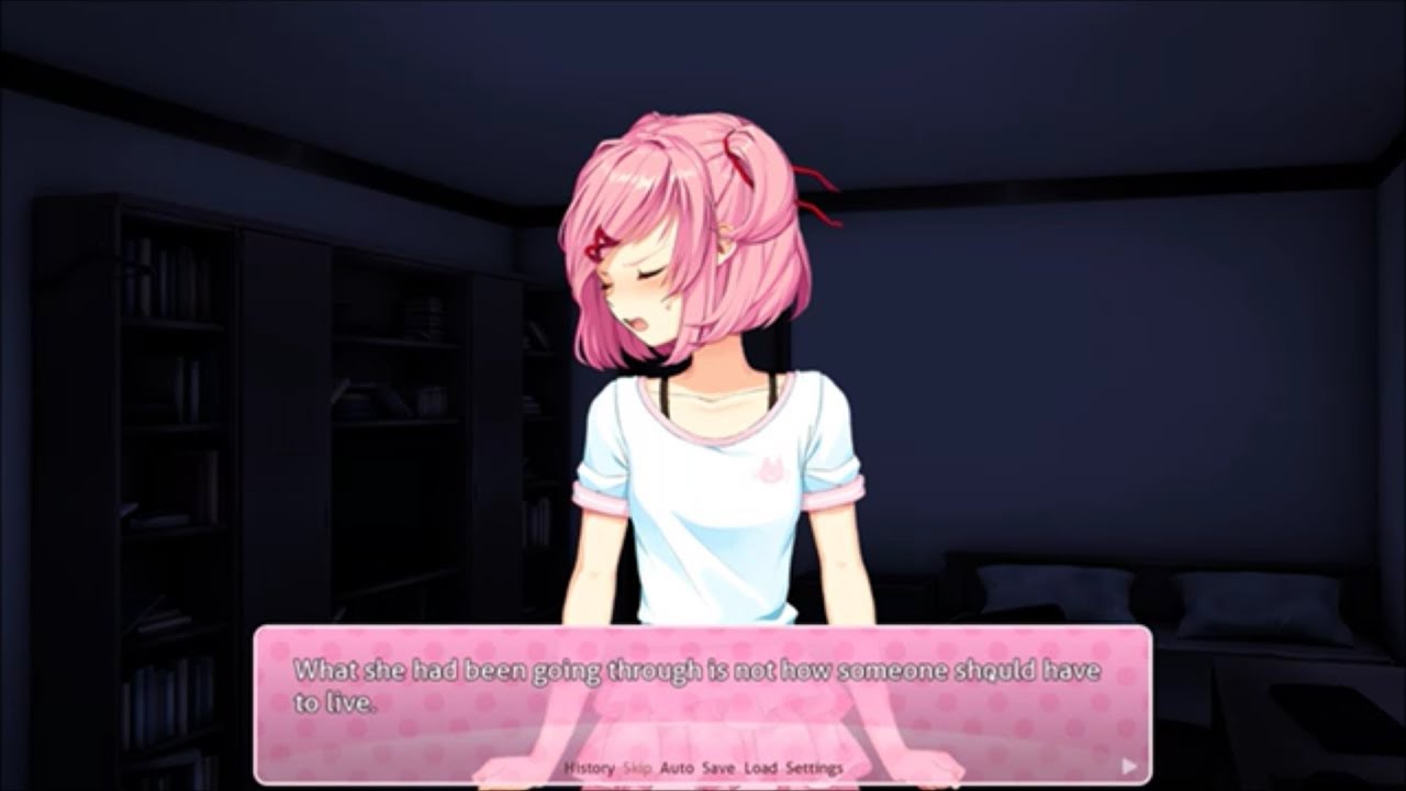 Doki Doki Purist Mod Part 18: Natsuki's Secret is Out... - YouTube