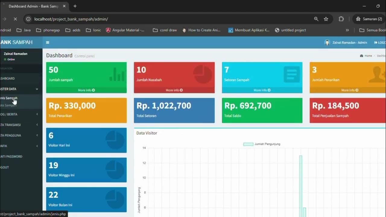 Sistem Informasi Bank Sampah Berbasis Web - YouTube