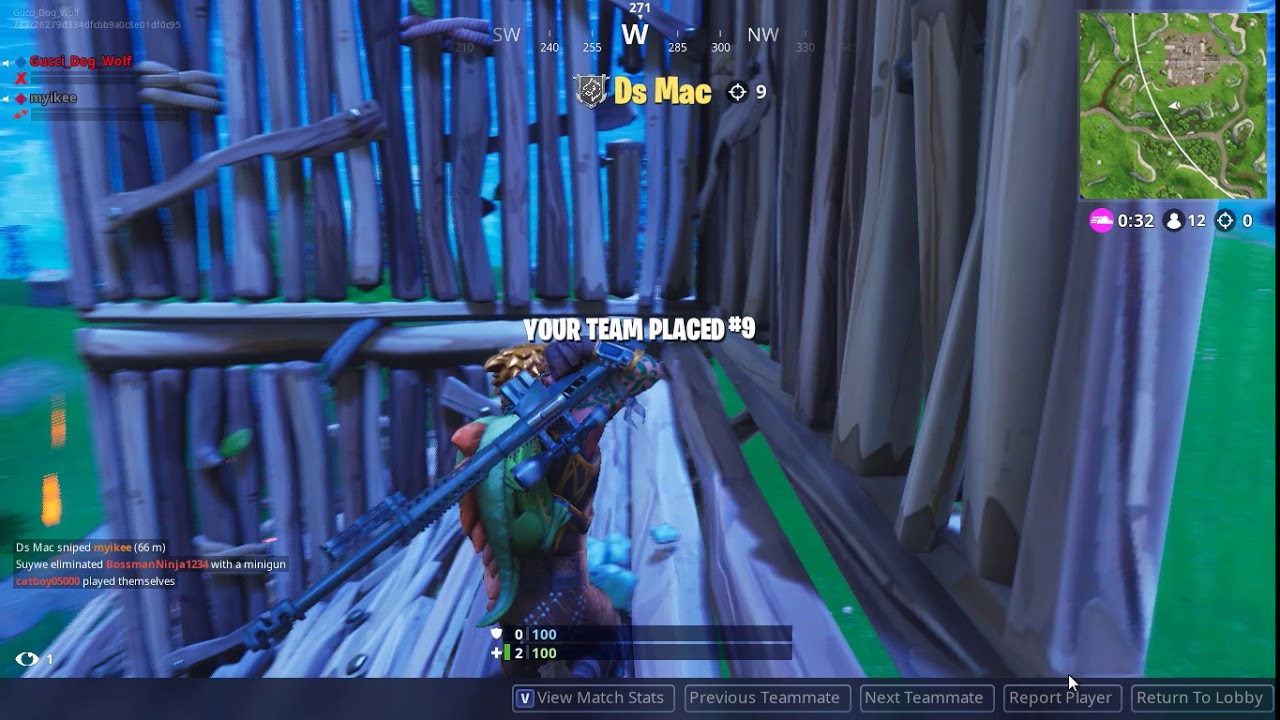 Fortnite: Death | Shot with GeForce - YouTube