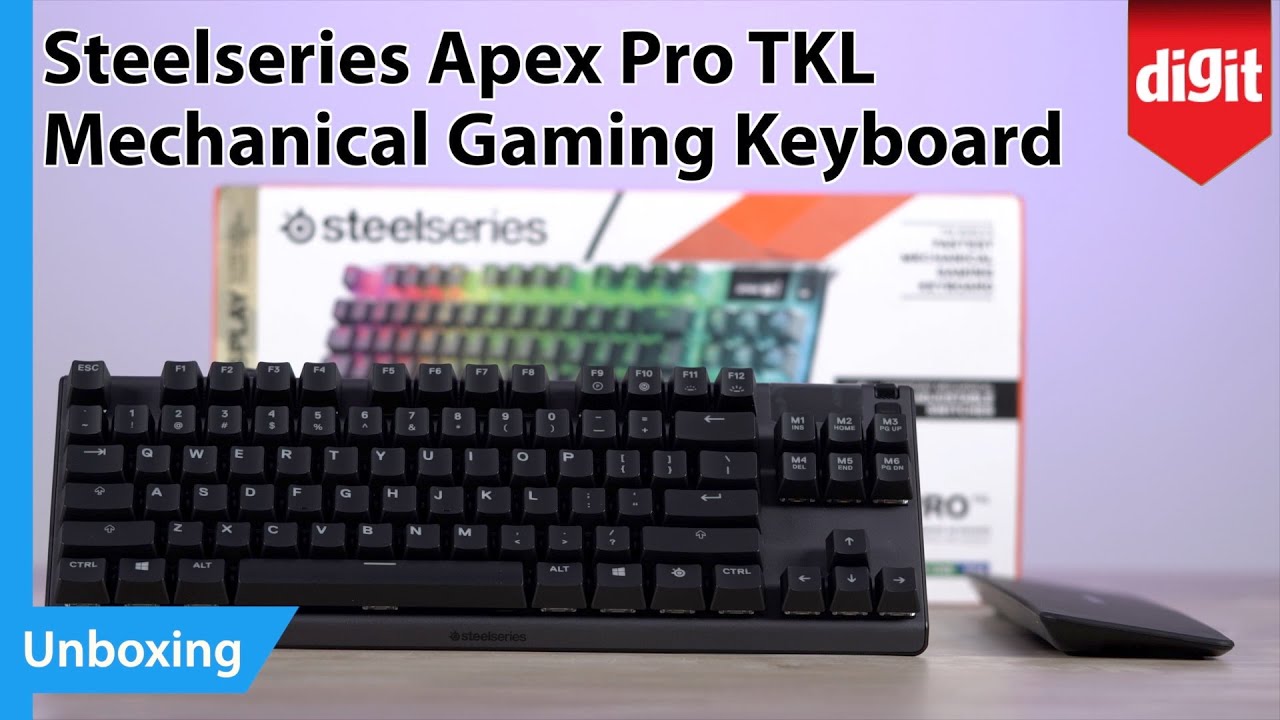 Steelseries Apex Pro TKL Mechanical Gaming Keyboard Unboxing - YouTube