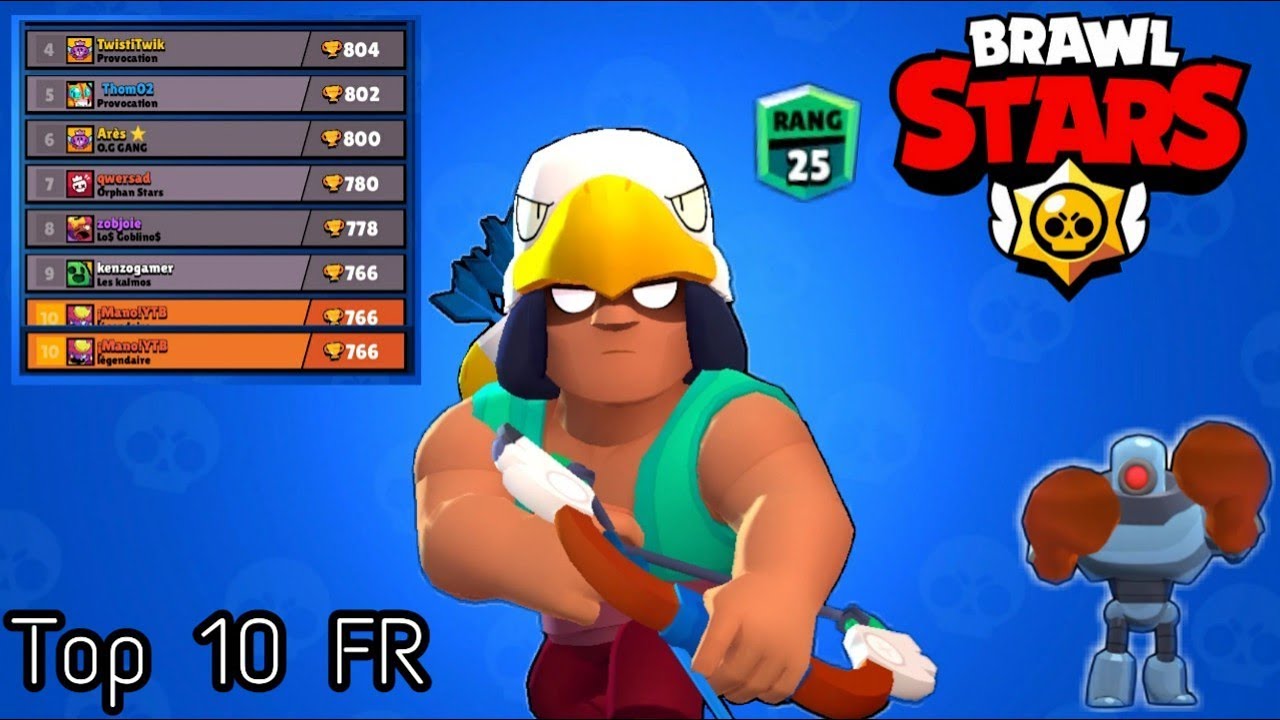 JE PASSE TOP 10 FR AVEC MON BOW ! Brawl Stars - YouTube