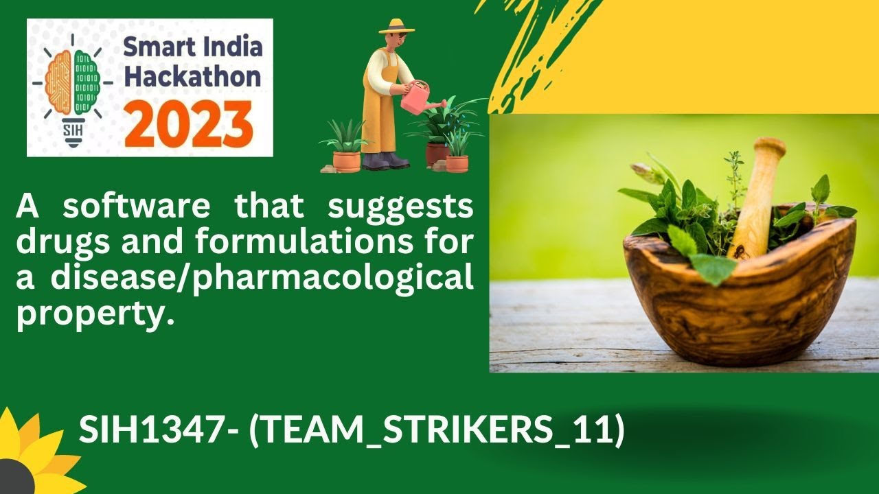 SIH1347 -A software that suggests drugs based on Ayurveda (Team: Team ...