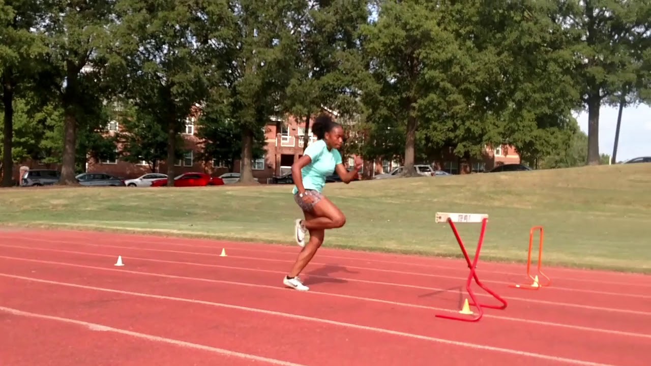 Hurdle Training - Reactive and Rhythm work over the Minis with Tia ...