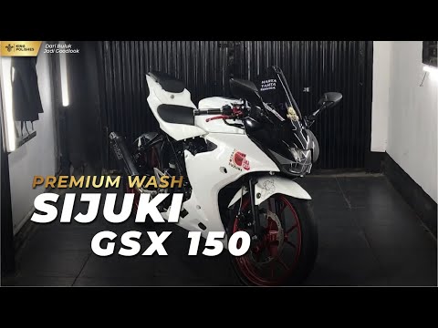 Step by Step Premium Wash GSX R150 || KINGPOLISHES