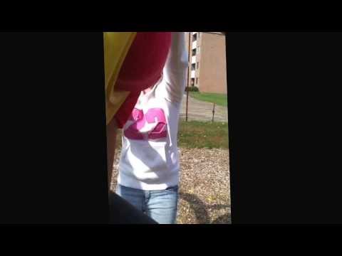 Girl Falls out of swing        (hilarious)