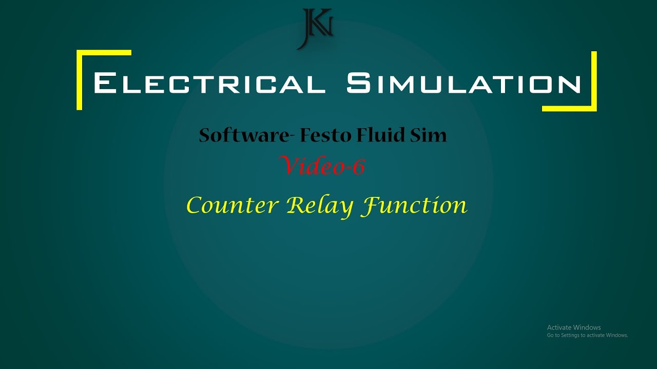 Electrical Simulation Fluid SIM-6 (Counter Relay Functions) - YouTube