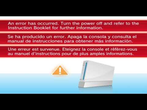 An error has occurred - Wii Startup Disc - YouTube