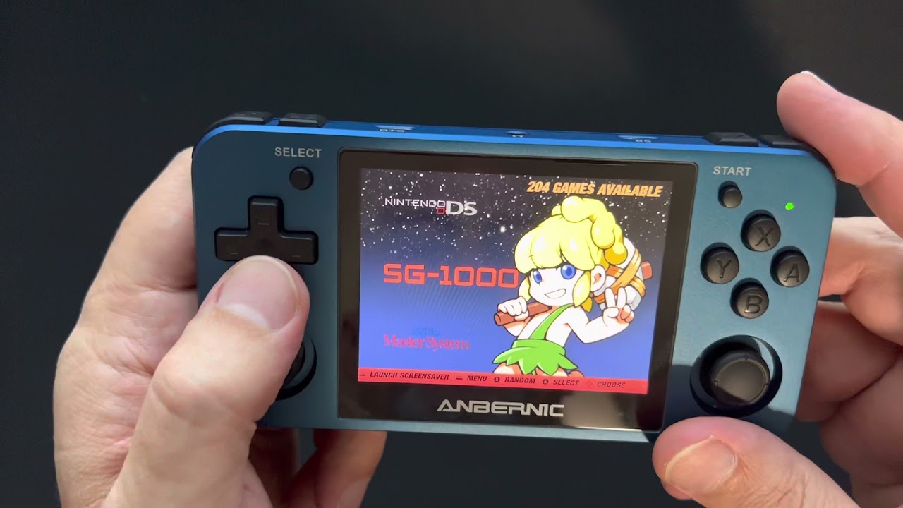 Anbernic RG351MP handheld emulation system - YouTube