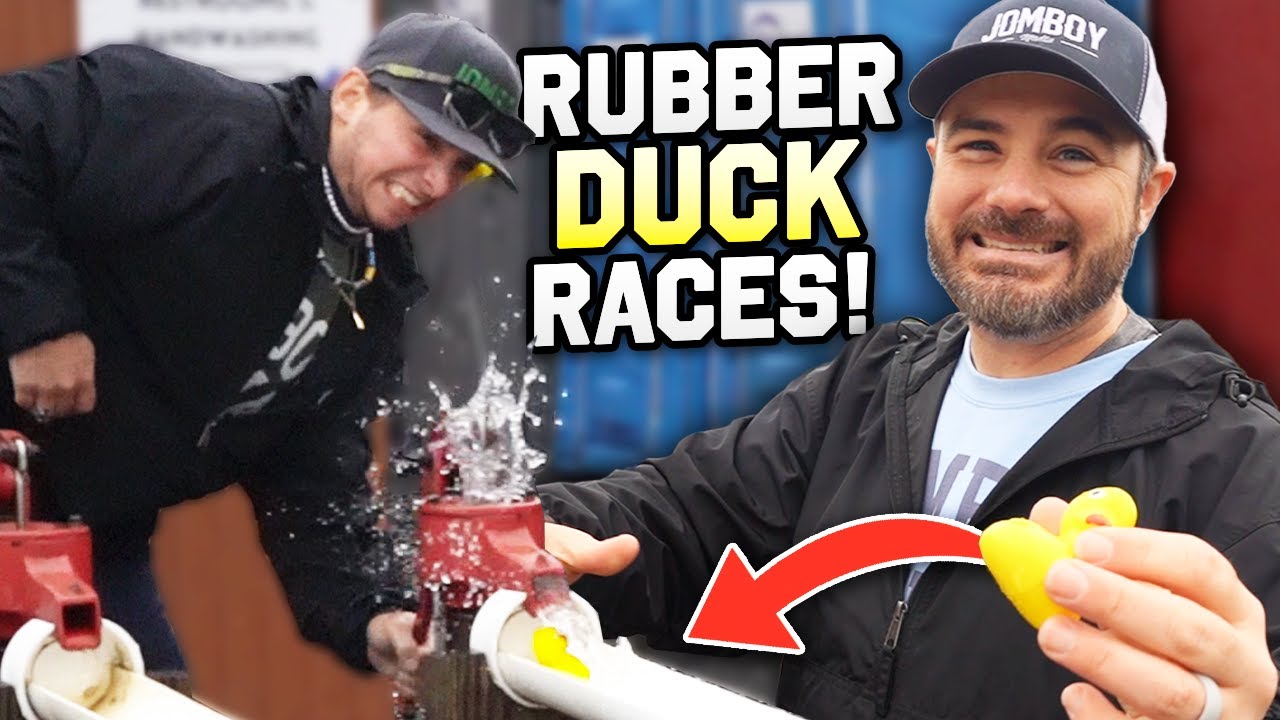 Injuring ourselves in the most INTENSE Rubber Duck Races! - YouTube