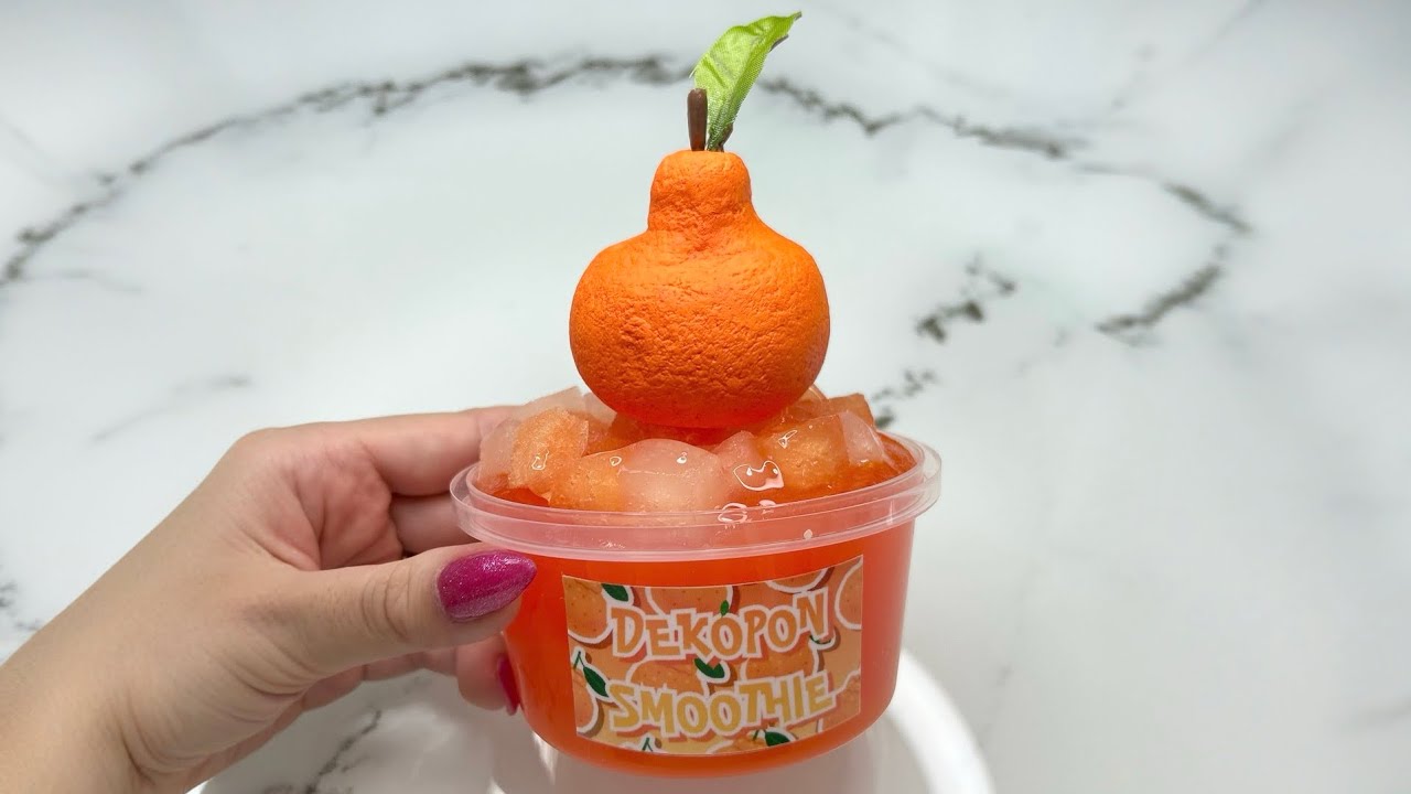 DEKOPON SMOOTHJE🍹*･sun slime様 スライムレビュー動画 - YouTube