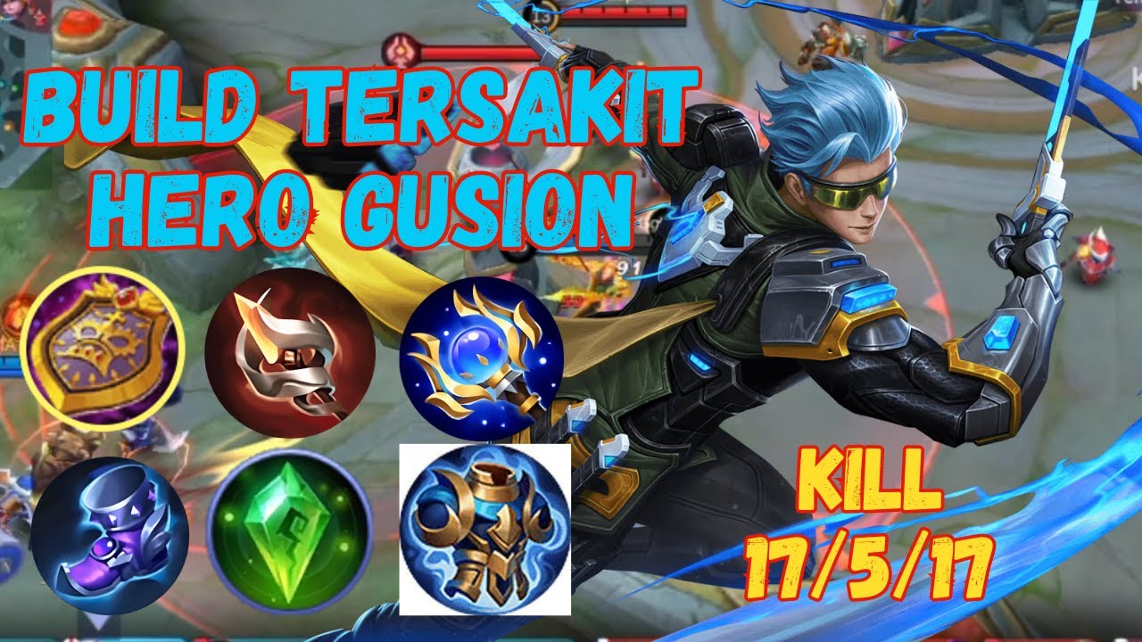 tutorial build tersakit hero gusion membuat damage sakit - YouTube