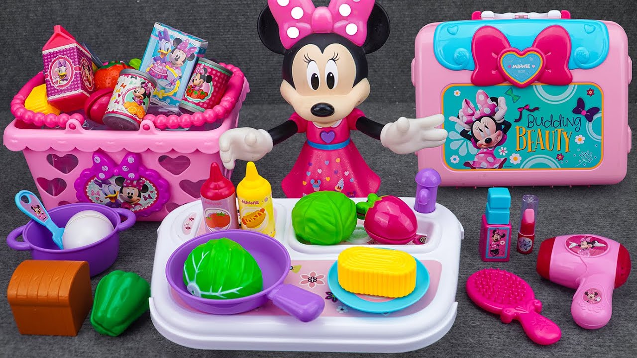 Satisfying with Unboxing Cute Kitchen Cooking Set, Mini Furniture Toys ...