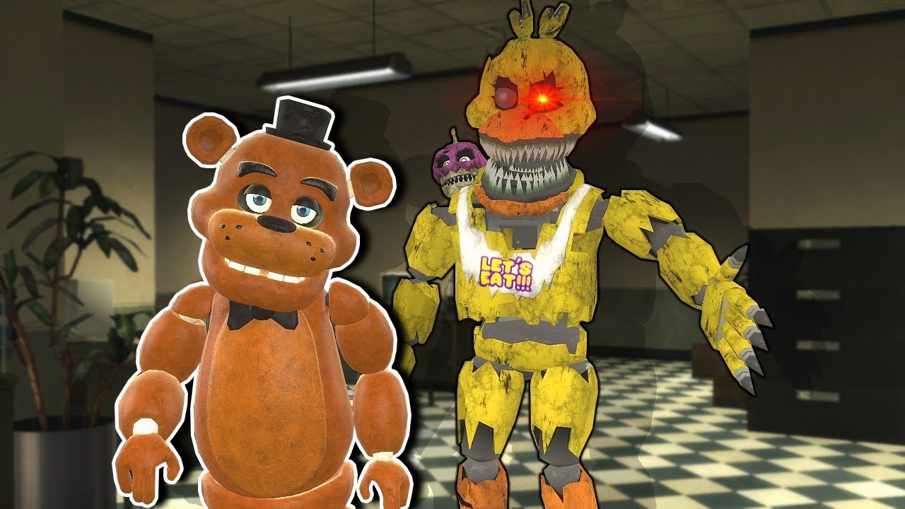 Ghostbusters Trap Nightmare Chica in a Police Station! - Garry's Mod ...