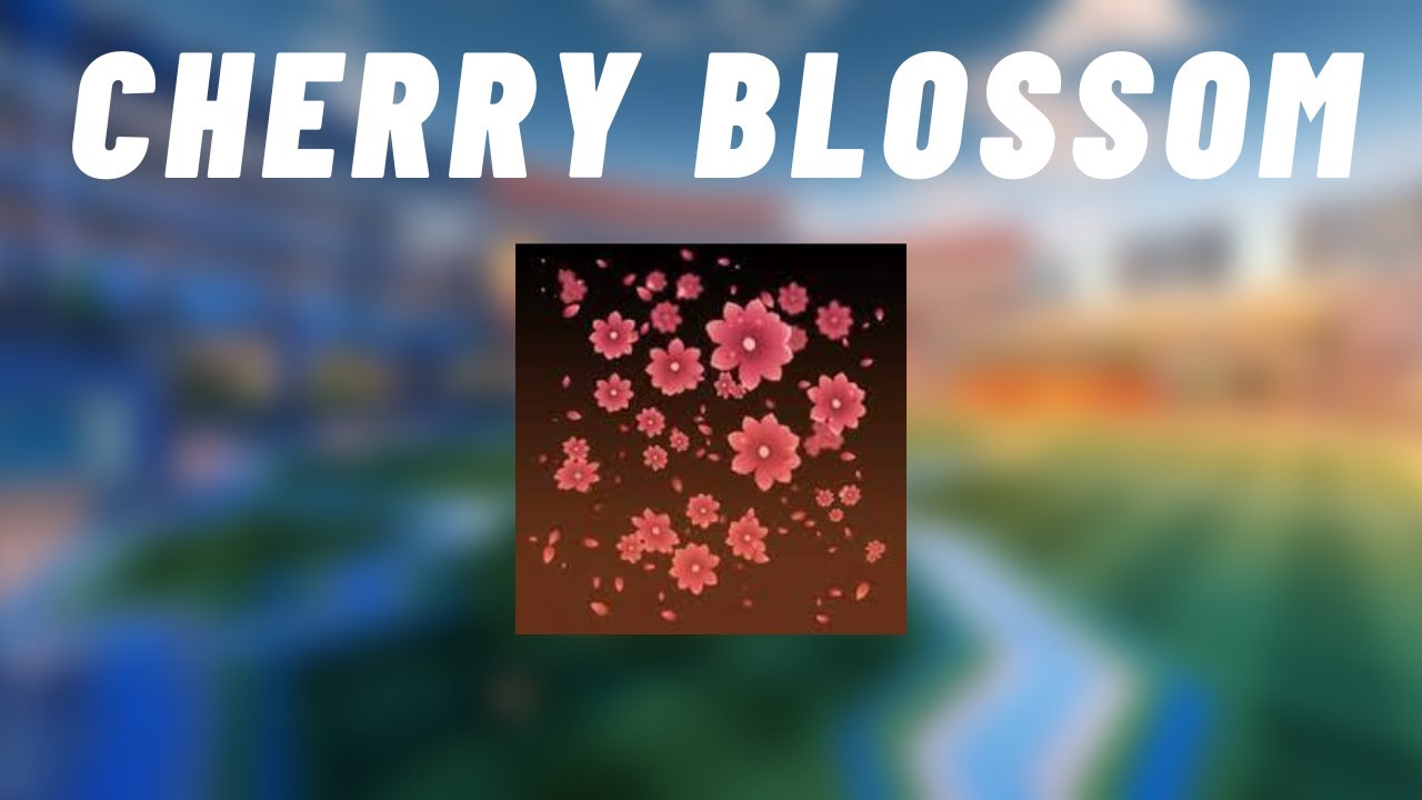 Rocket League Cherry Blossom Boost Showcase - YouTube