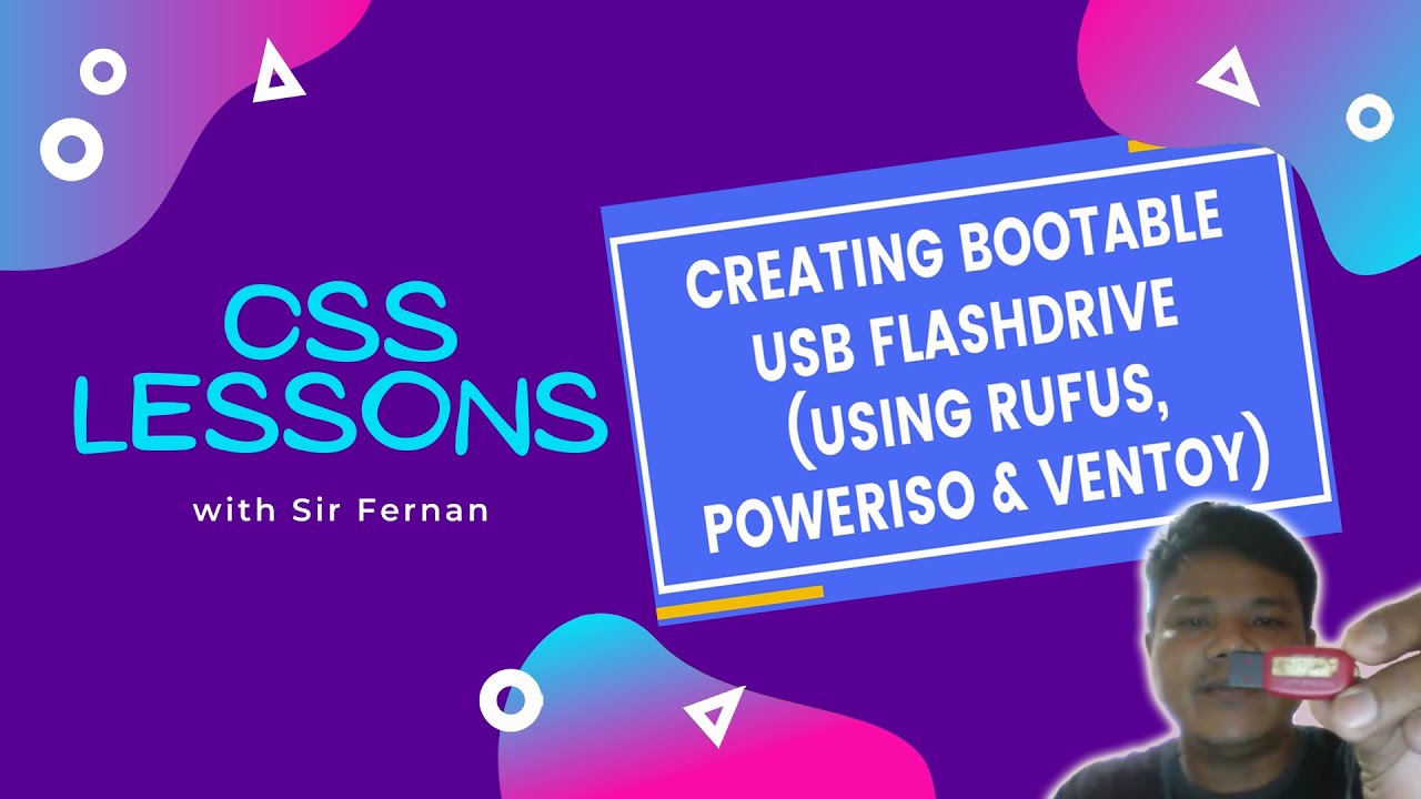 Creating Bootable USB Flashdrive using Rufus, Poweriso, and Ventoy ...