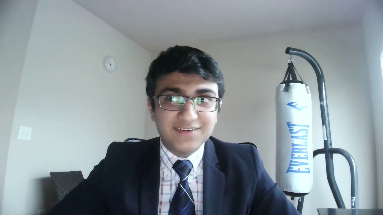 Shrey Chande RMS Roleplay NC DECA District 7 11/20/2020 - YouTube