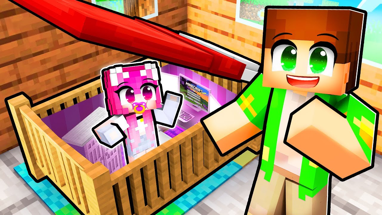 Am CONSTRUIT o Camera *SECRETA* in GRADINITA pe Minecraft! - YouTube