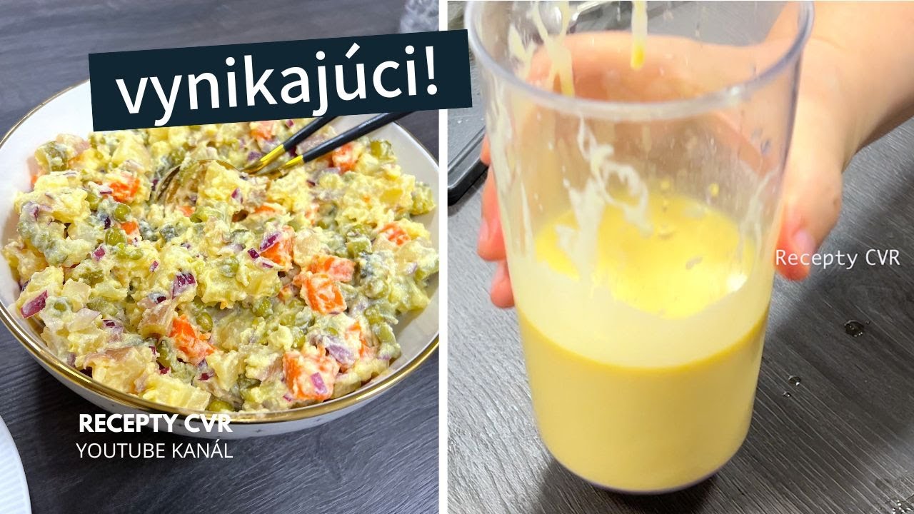 Zemiakový šalát s majonézou z varených vajec | Vianočné recepty ...