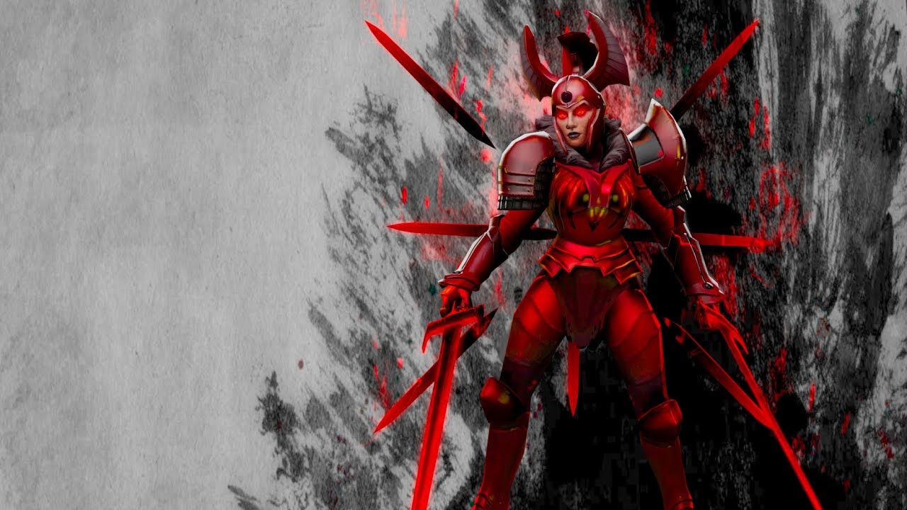 Redblade Suite (Banner / Halberd / Swords) Dota 2 - YouTube