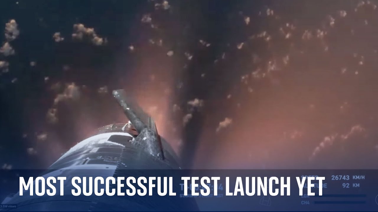 SpaceX: Elon Musk's Starship rocket launches on third test flight - YouTube