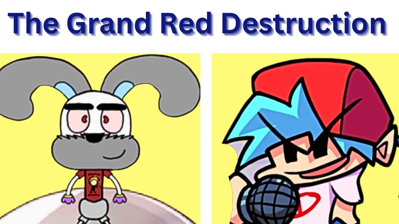 FNF UPDATE of The Grand Red Destruction!!! - YouTube