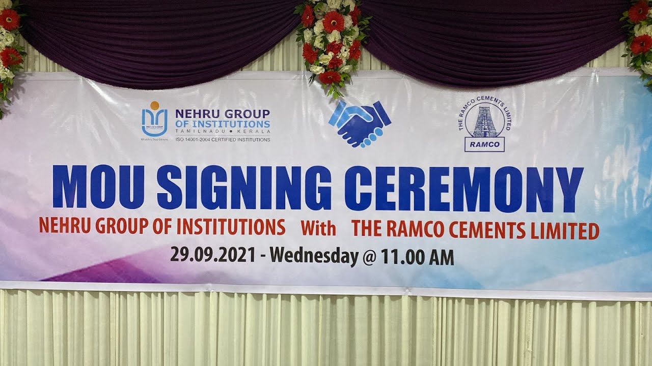 MOU SIGNING CEREMONY - YouTube