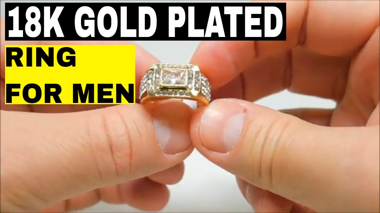 Rings For Men Gold Plated Ring For Men 18K Unboxing YouTube rings-for-men-gold-plated-ring-for-men-18k-unboxing-youtube