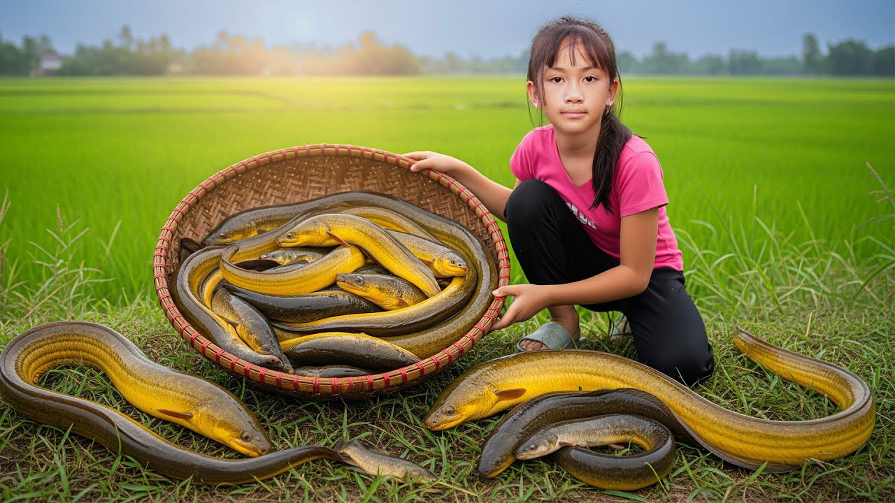 Harvesting 1000+ Wild Giant Eels - How to Build and Use Ancient Trap ...
