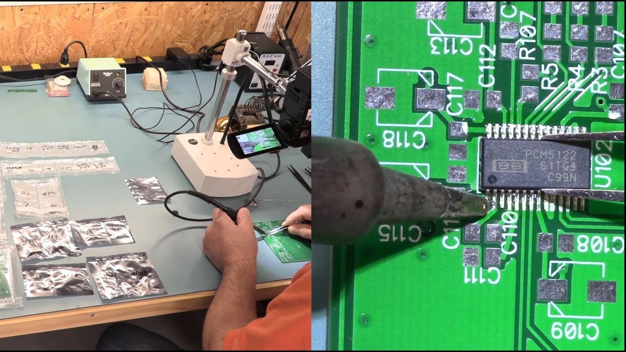 IoT#9 How to hand solder SMD and Through-Hole components assembling the ...