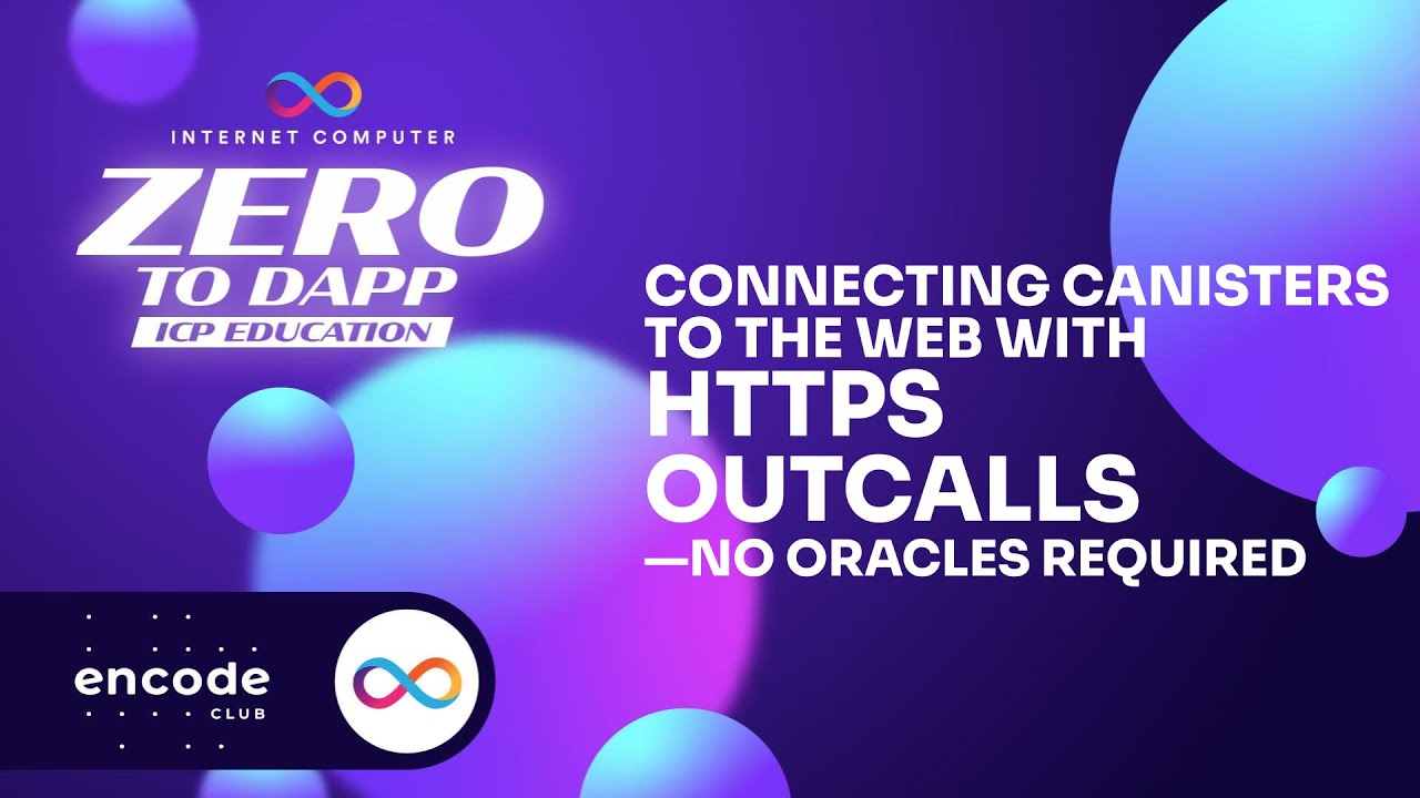ICP Zero to Dapp Educate: Connecting Canisters to the Web with HTTPS Outcalls—No Oracles ...