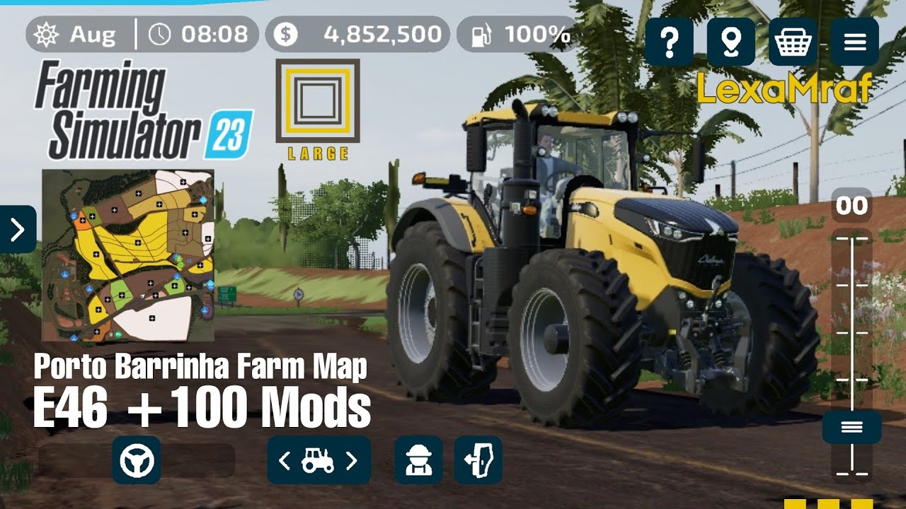 Farming Simulator 23 +100 Mods Map Porto Barrinha Farm | Map tour ...