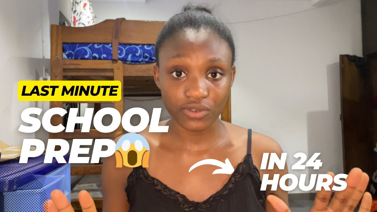 24 HRS TO PREPARE FOR SCHOOL😱/ Last minute prep - YouTube