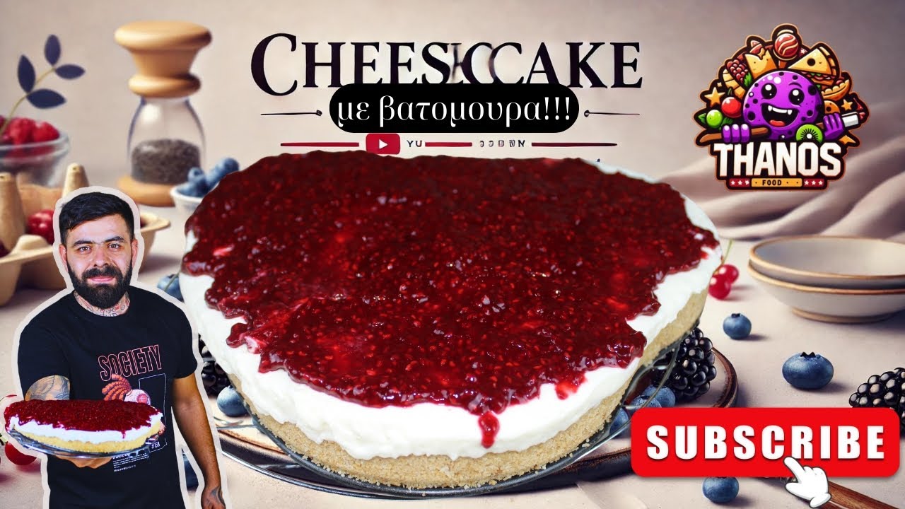 Αφράτο Cheesecake με Βατόμουρα – Εύκολη και Γρήγορη Συνταγή #cheesecake ...