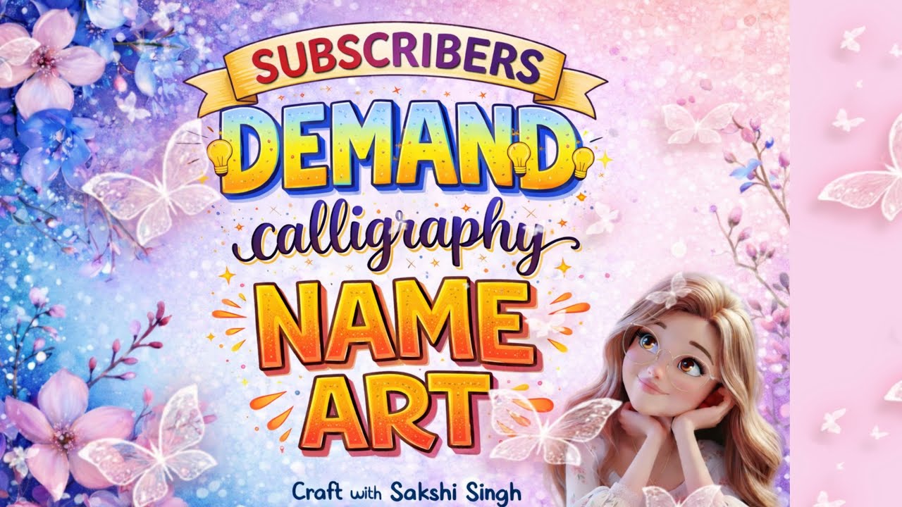 Calligraphy Name Art ️🫶🏻 / Comment You'r Name ️🎉🧿 - YouTube