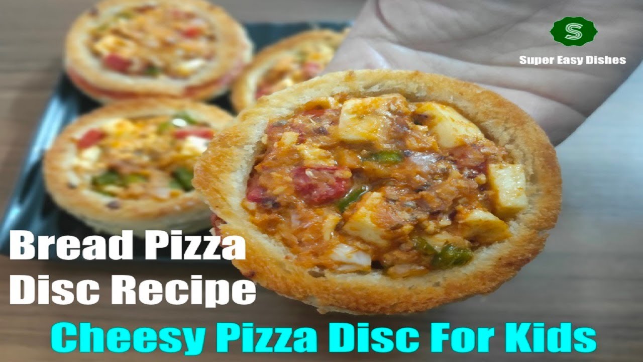 Pizza Disc Recipe | Easy & Healthy Bread Appetizer | Quick Mini Pizza ...