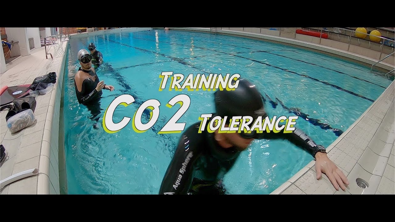Freediving - Training CO2 tolerance [20x sped up] - YouTube