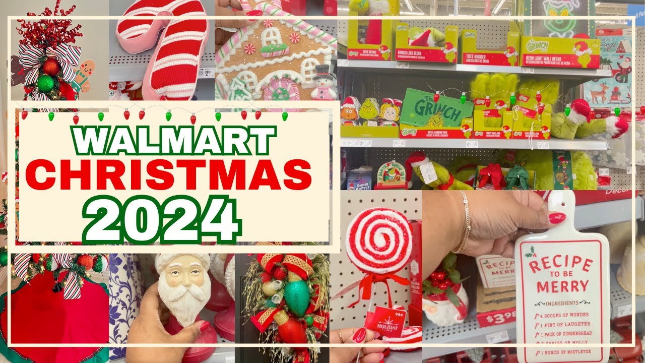 WALMART Christmas Decor | CHRISTMAS 2024 | CHRISTMAS DECORATIONS ...