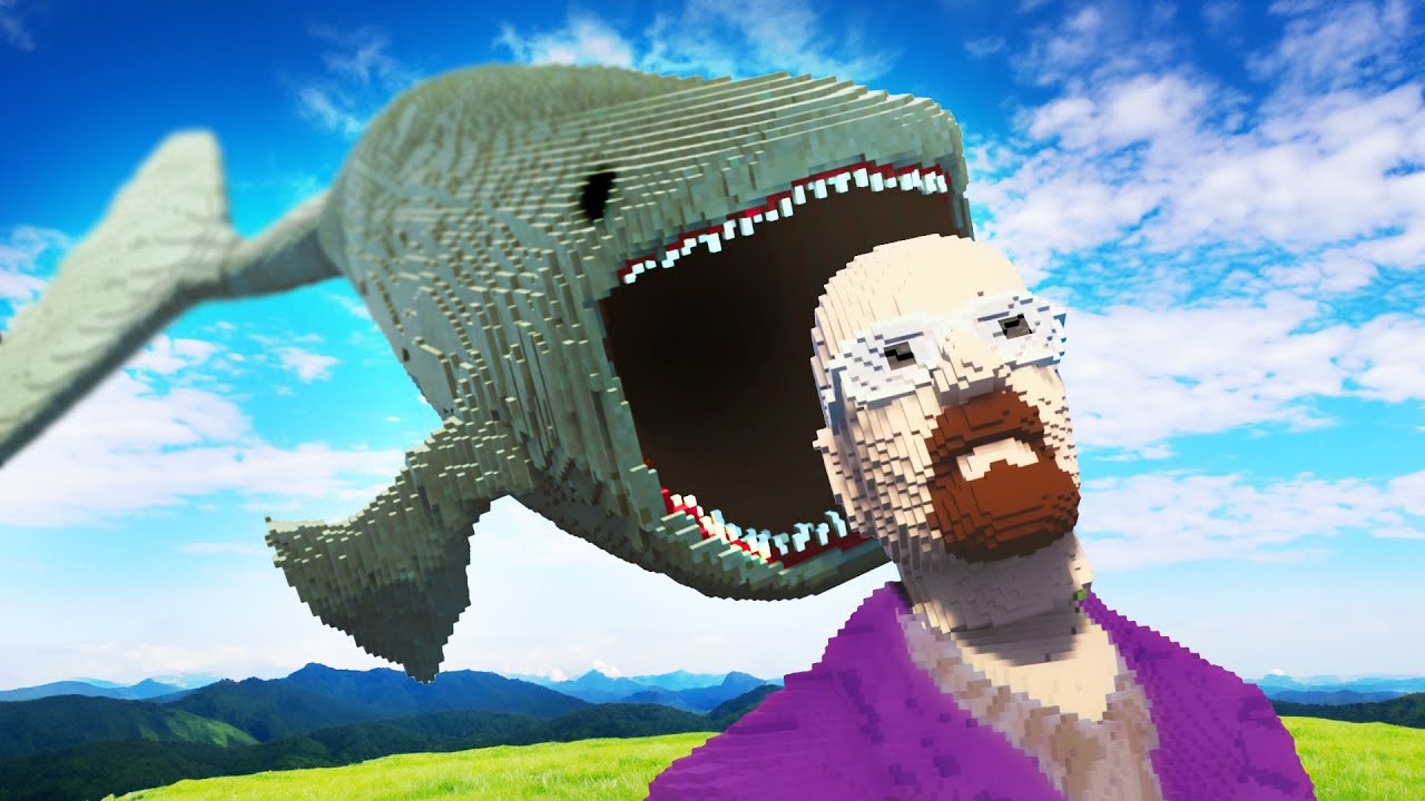 MAN EATING WHALE Eats The Worlds Largest Man! - YouTube