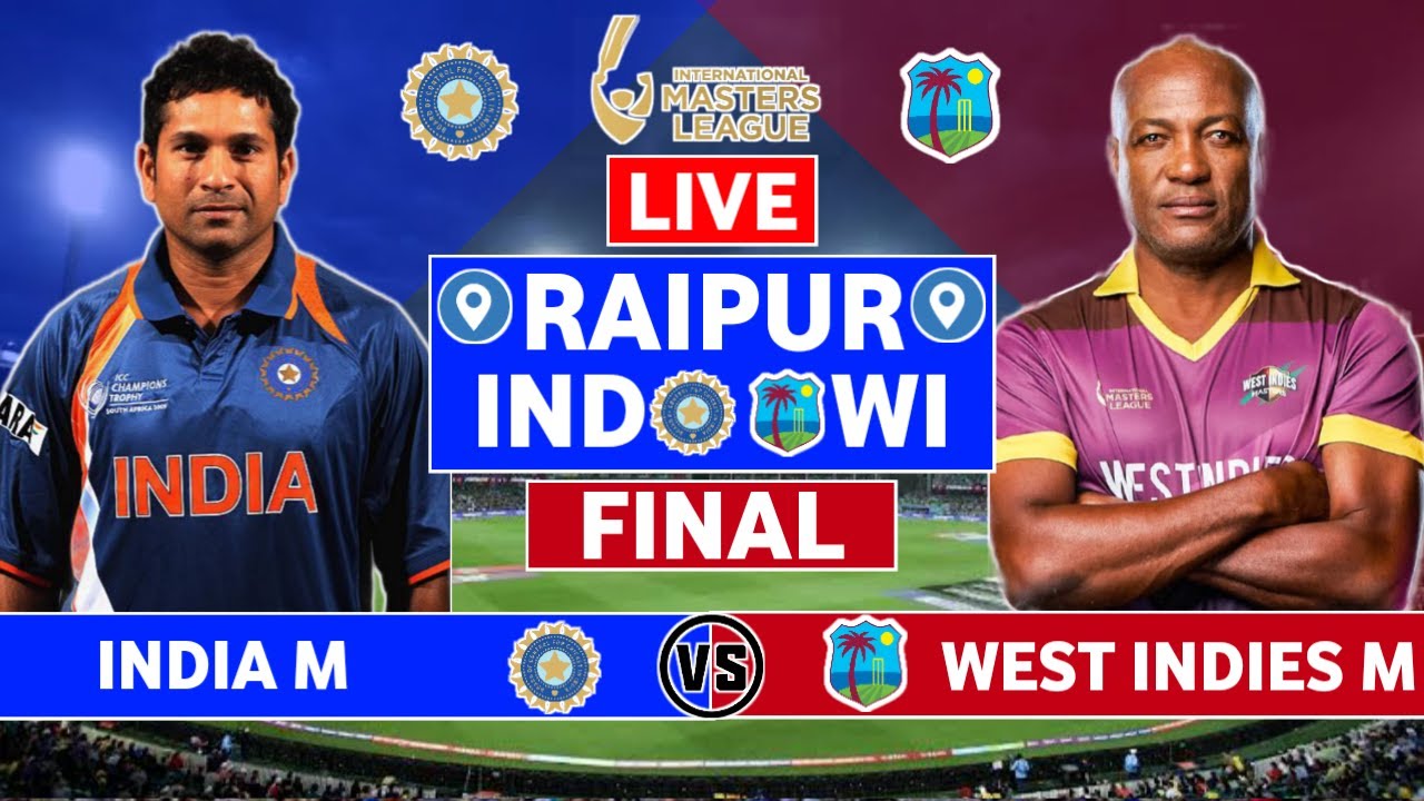 IML Final Live: India Masters vs West Indies Masters Final Live | IND ...