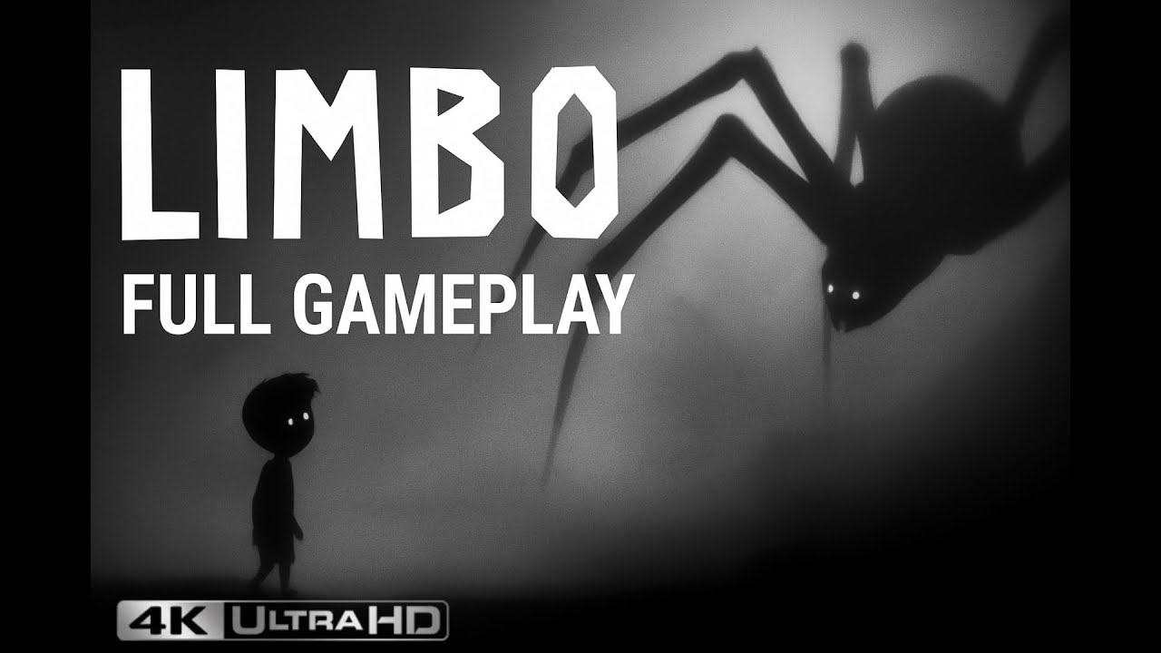 Limbo Full Gameplay Walkthrough 4k - YouTube