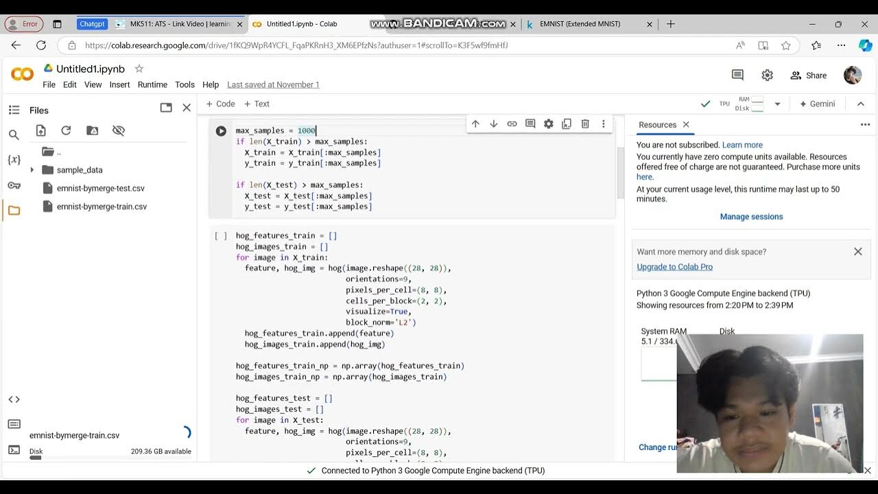 ATS Machine Vision_Klasifikasi karakter tulisan tangan menggunakan HOG Feature Extraction dengan ...