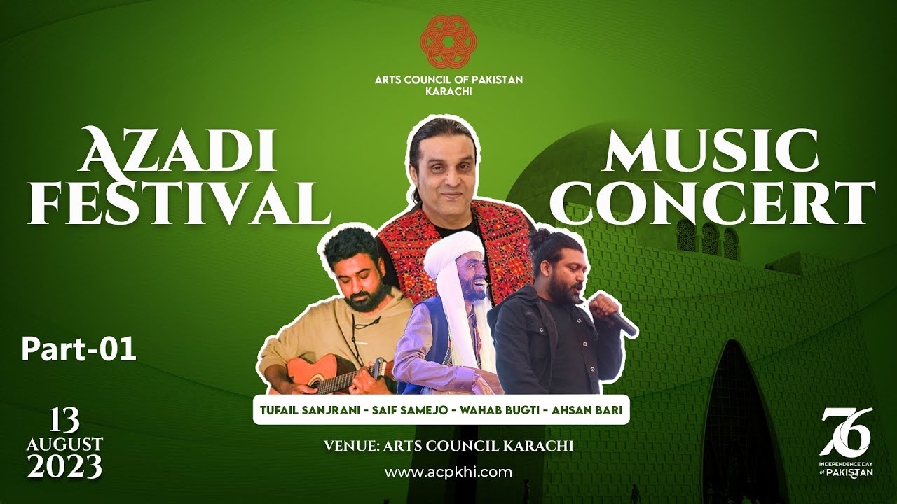 Music Concert | Tufail Sanjarani | Saif Samejo | Wahab Bugti | Ahsan ...