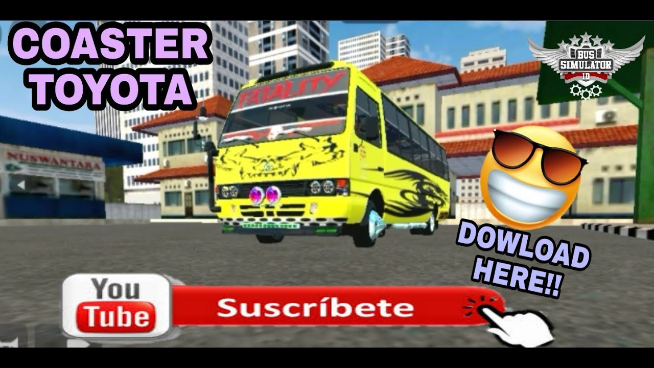 Bus Simulator Indonesia, Skin de Coaster - YouTube