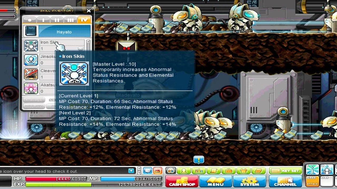 Maplestory Hayato 4th Job Skills in Details - YouTube