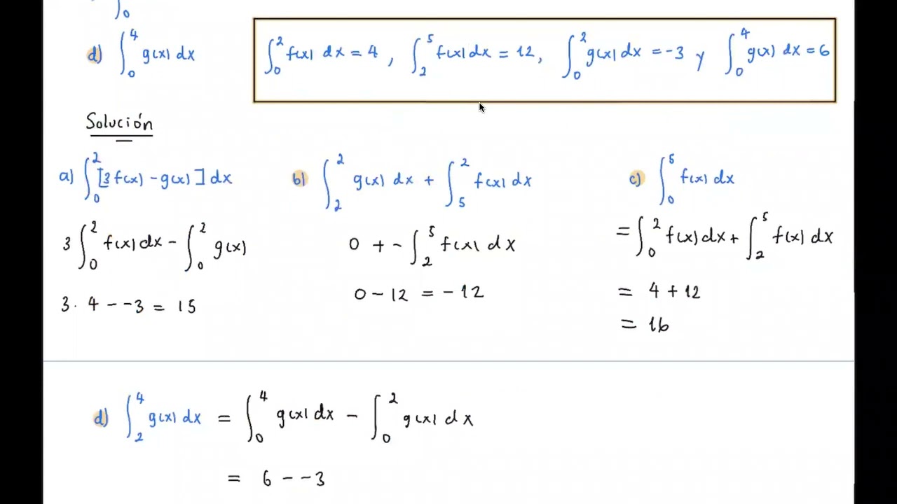 Clase 24. Integral definida - YouTube