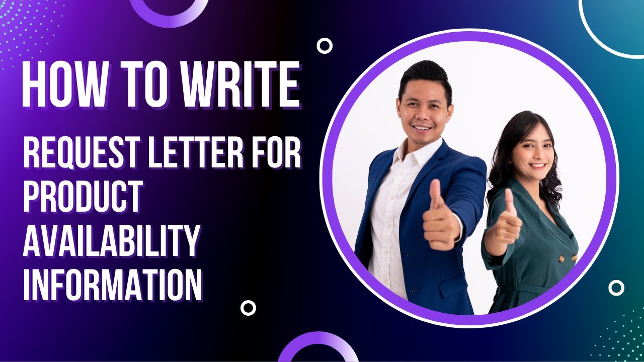 Request Letter for Product Availability Information - YouTube