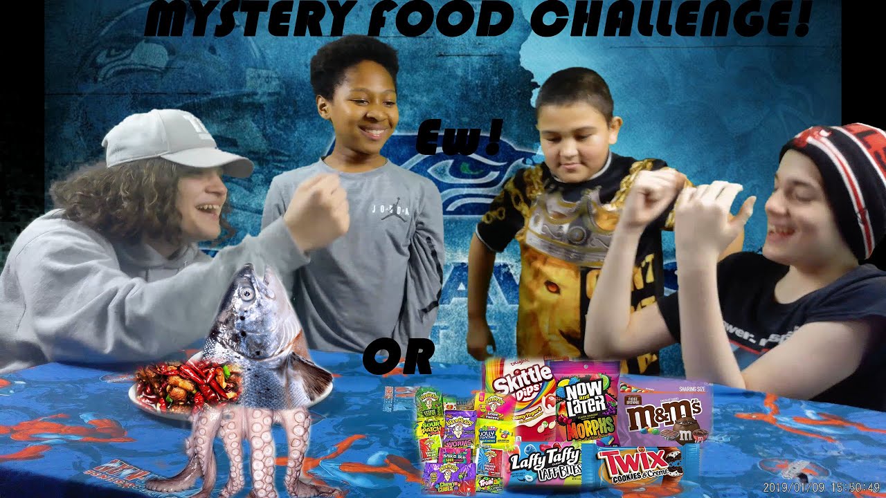 MYSTERY FOOD CHALLENGE/EPIC - YouTube