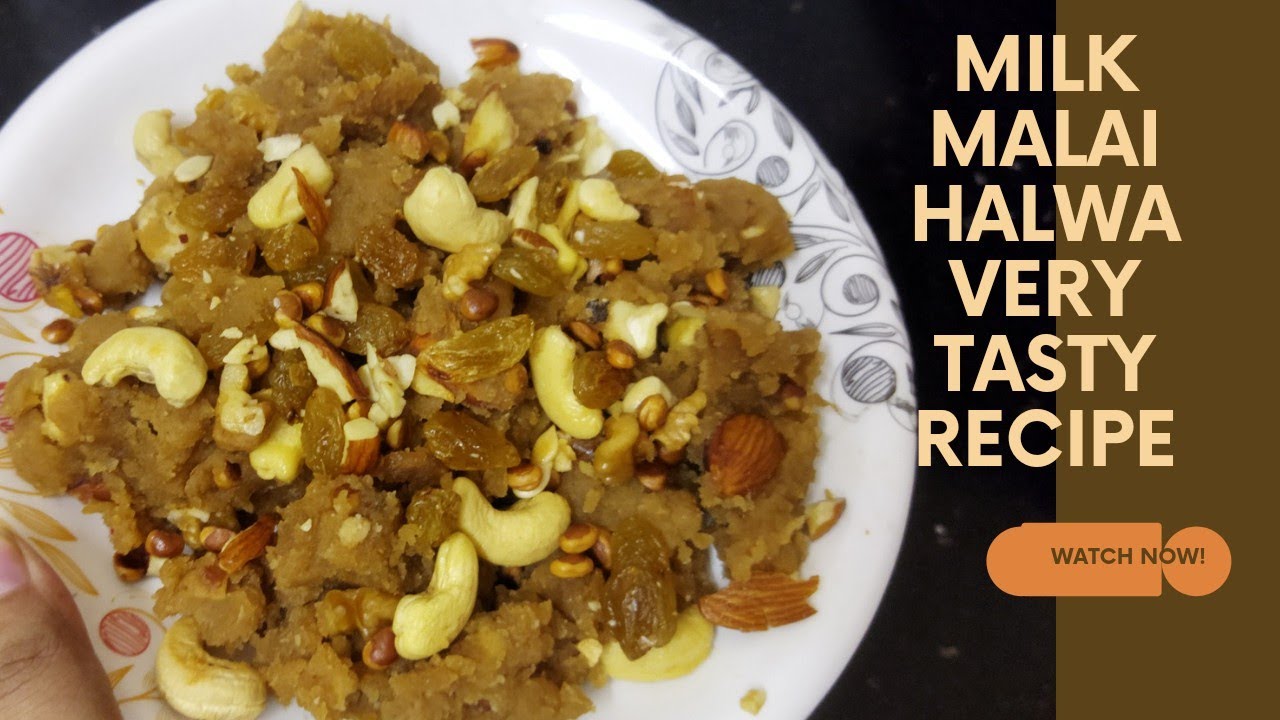 Malai Halwa recipe jaroor try kre! very tasty halwa #indiastastyfood # ...