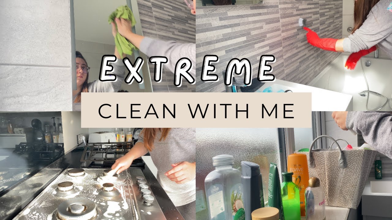 EXTREME clean with me | cleaning motivation 2021 - YouTube