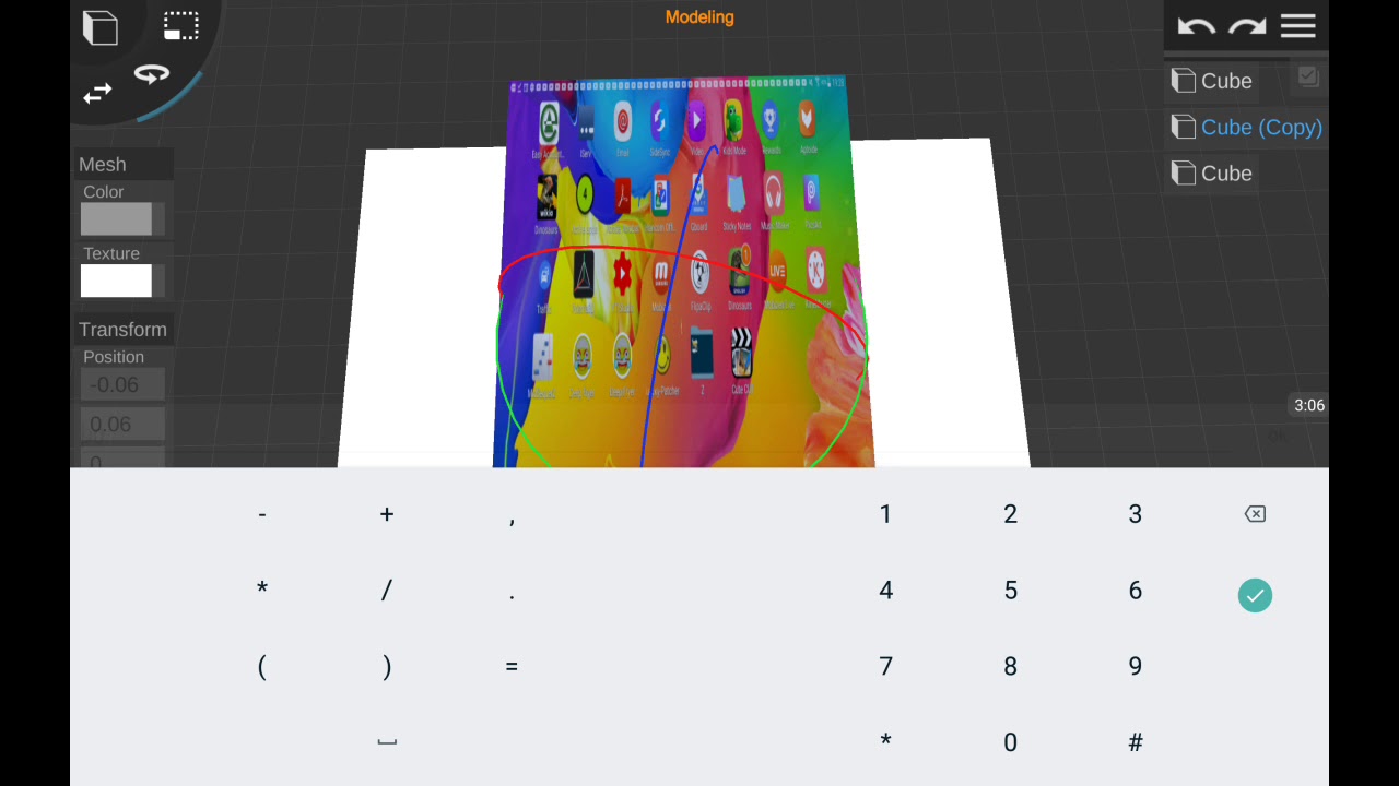 Prisma 3d simple tablet - YouTube